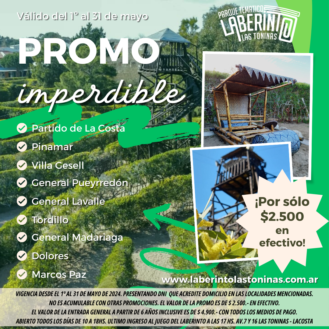 Laberinto Las Toninas